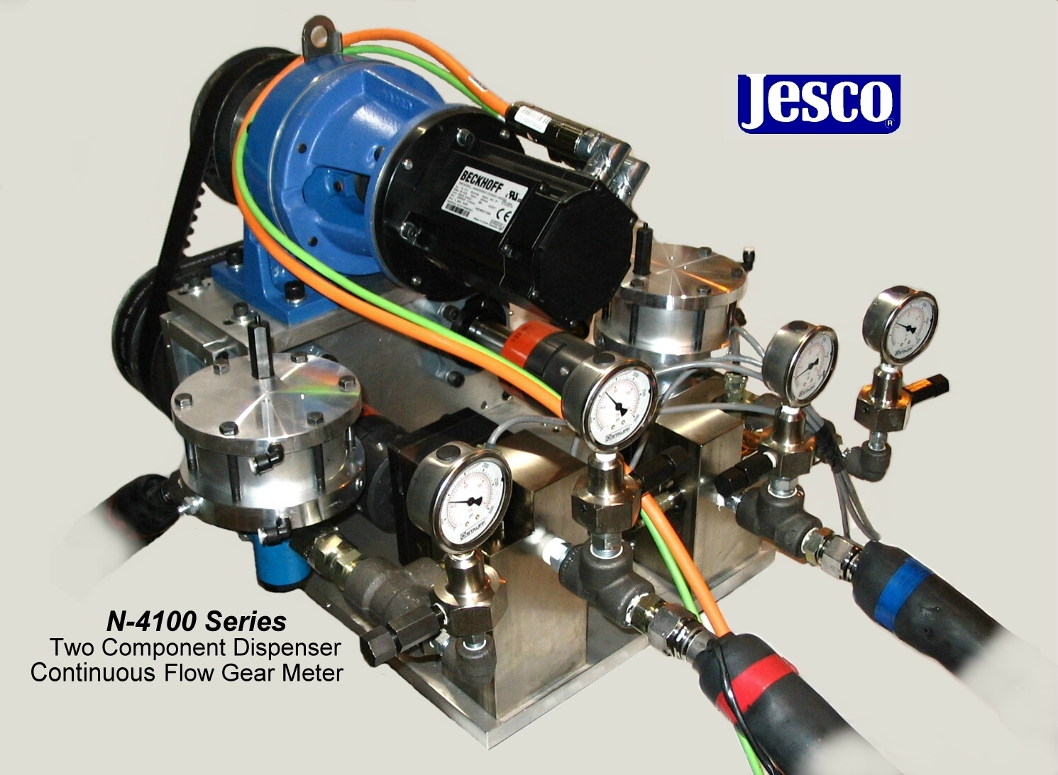 N-4100 Series Electric Drive Two Component Dispenser - Jesco Products